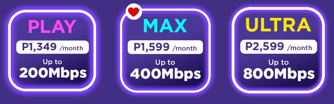 CONVERGE SUPER FIBERX 3 Plans WIFI-6 powered Access up to 54 Channels ...