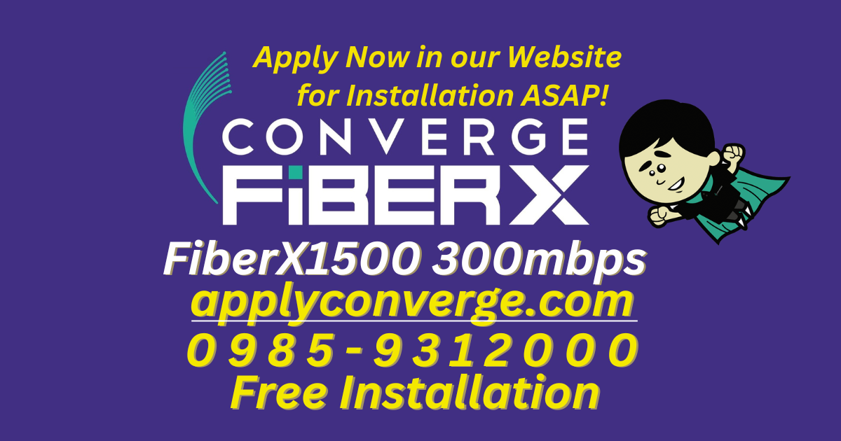 FiberX - Call Us: 0985-931-2000 Installation ASAP
