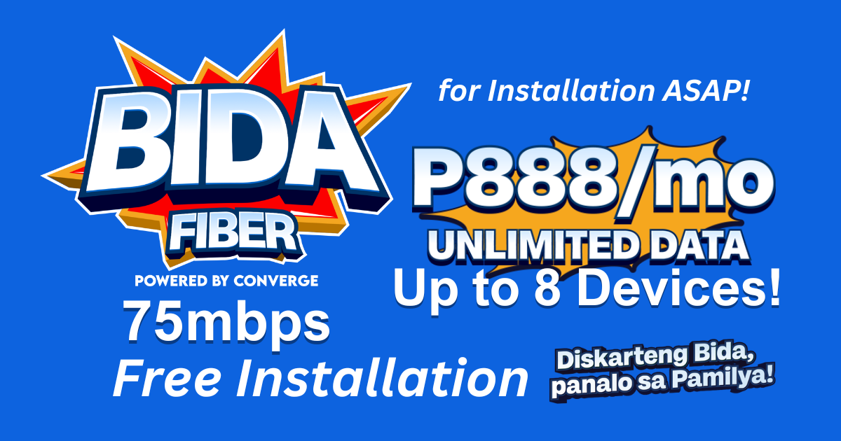 BIDA Fiber 888 - Call Us: 0985-931-2000 Installation ASAP